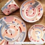 Ceramic Transfers or Rice Paper Decals | Mesh Blue | Japan Crafts