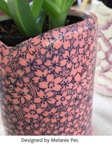 Japanese Tissue Papers for Ceramics | Mini Sakura TPB31 | Japan Crafts