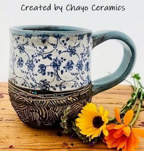 Ceramic Rice Paper Decals | Floral Circles TPB11 | Japan Crafts
