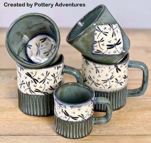 Ceramic Transfer Paper | Dragonflies | XTPA7 | Japan Crafts